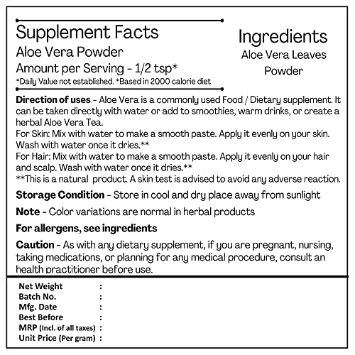 aloe vera for soothing sunburn