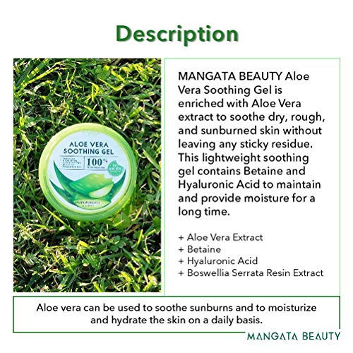 aloe vera gel for after sun care