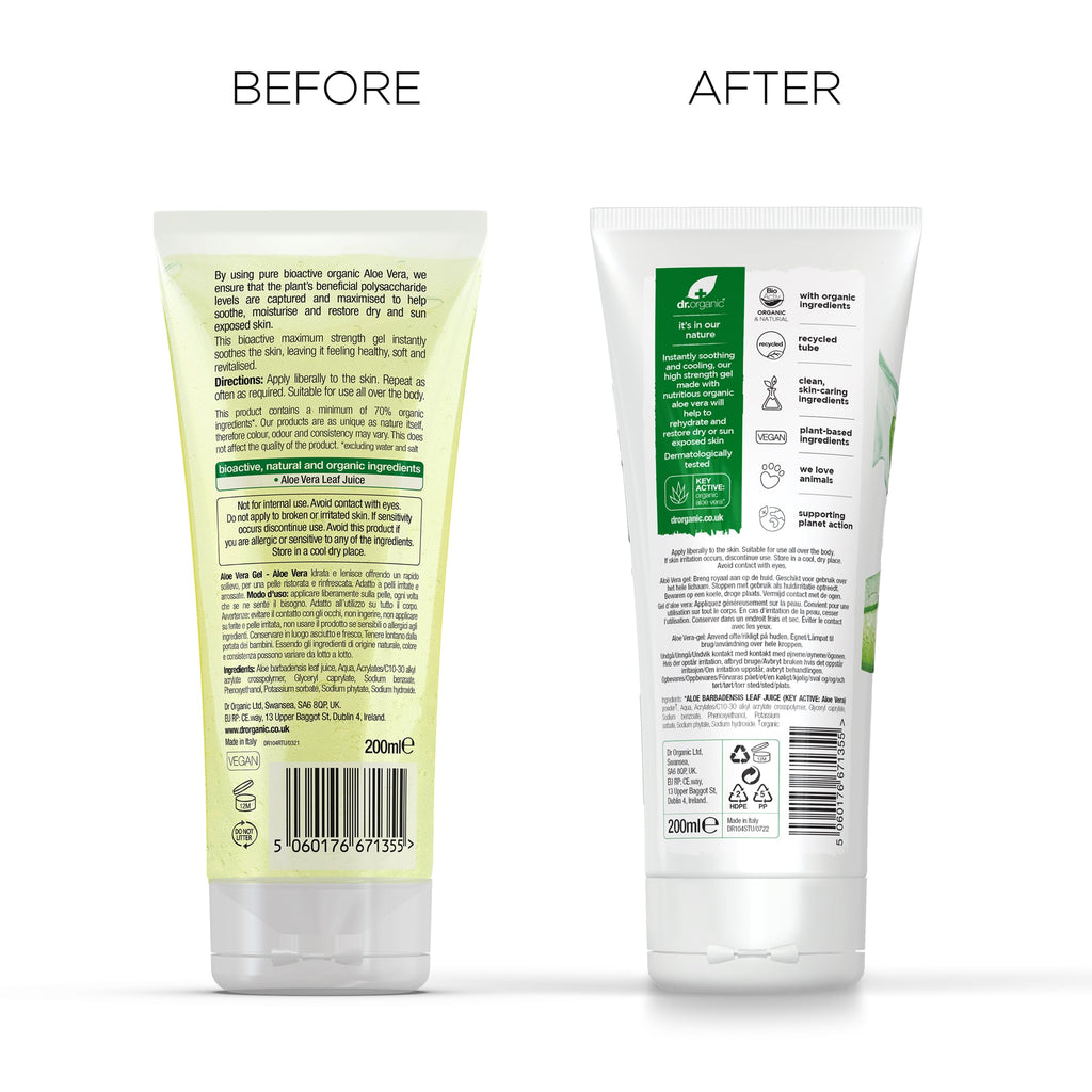 aloe vera gel for soothing skin