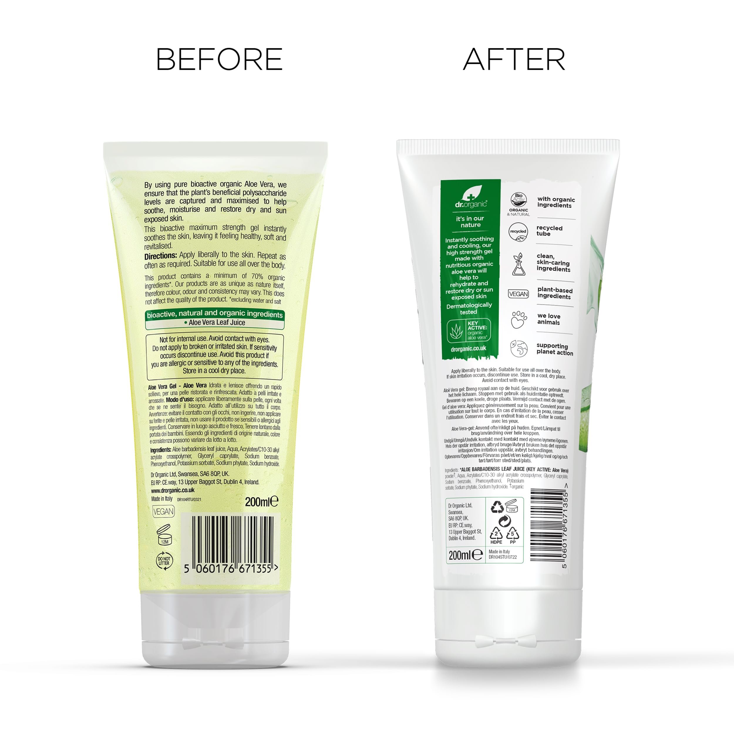 aloe vera gel for soothing skin