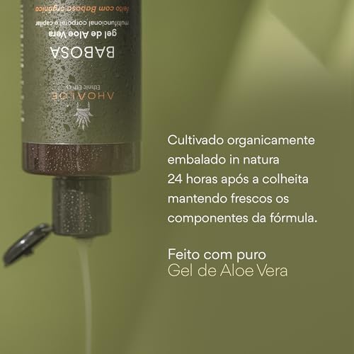 Aloe vera gel for soothing skin