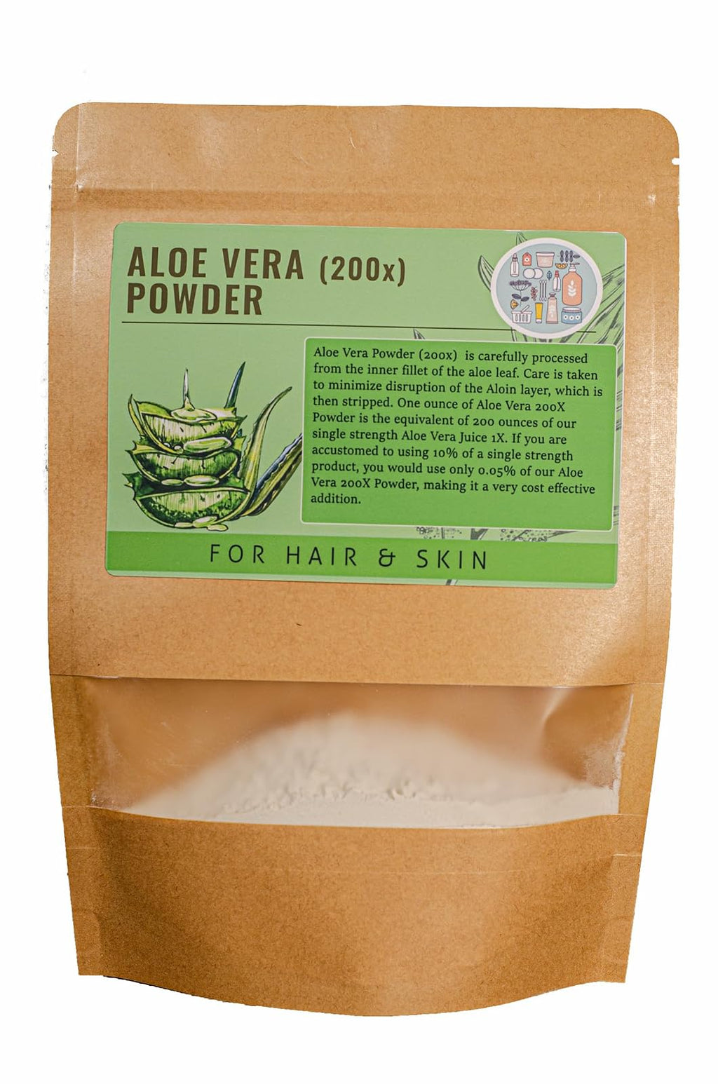 Aloe Vera Gel Powder for skin