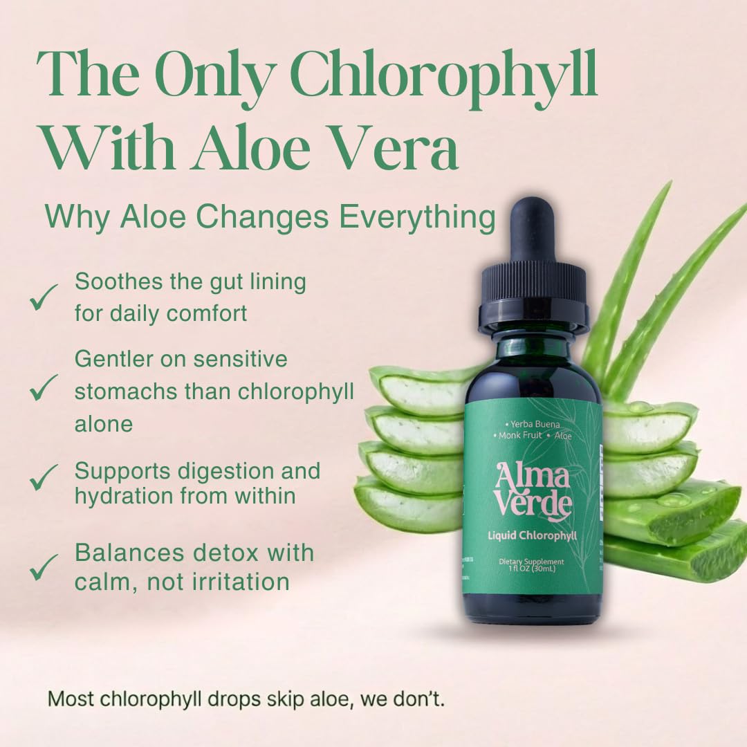 Aloe vera infused chlorophyll benefits