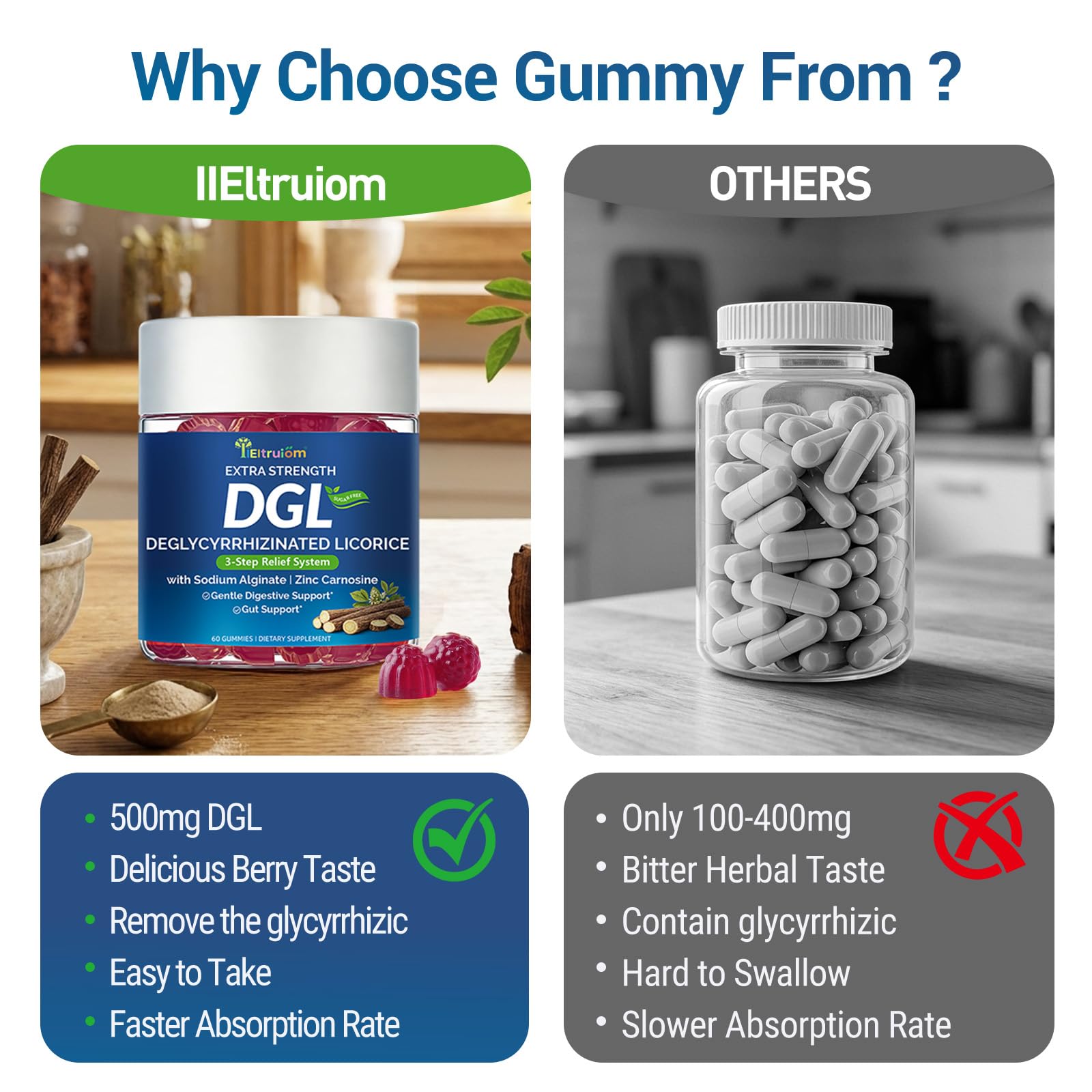 Aloe vera infused licorice root tablets