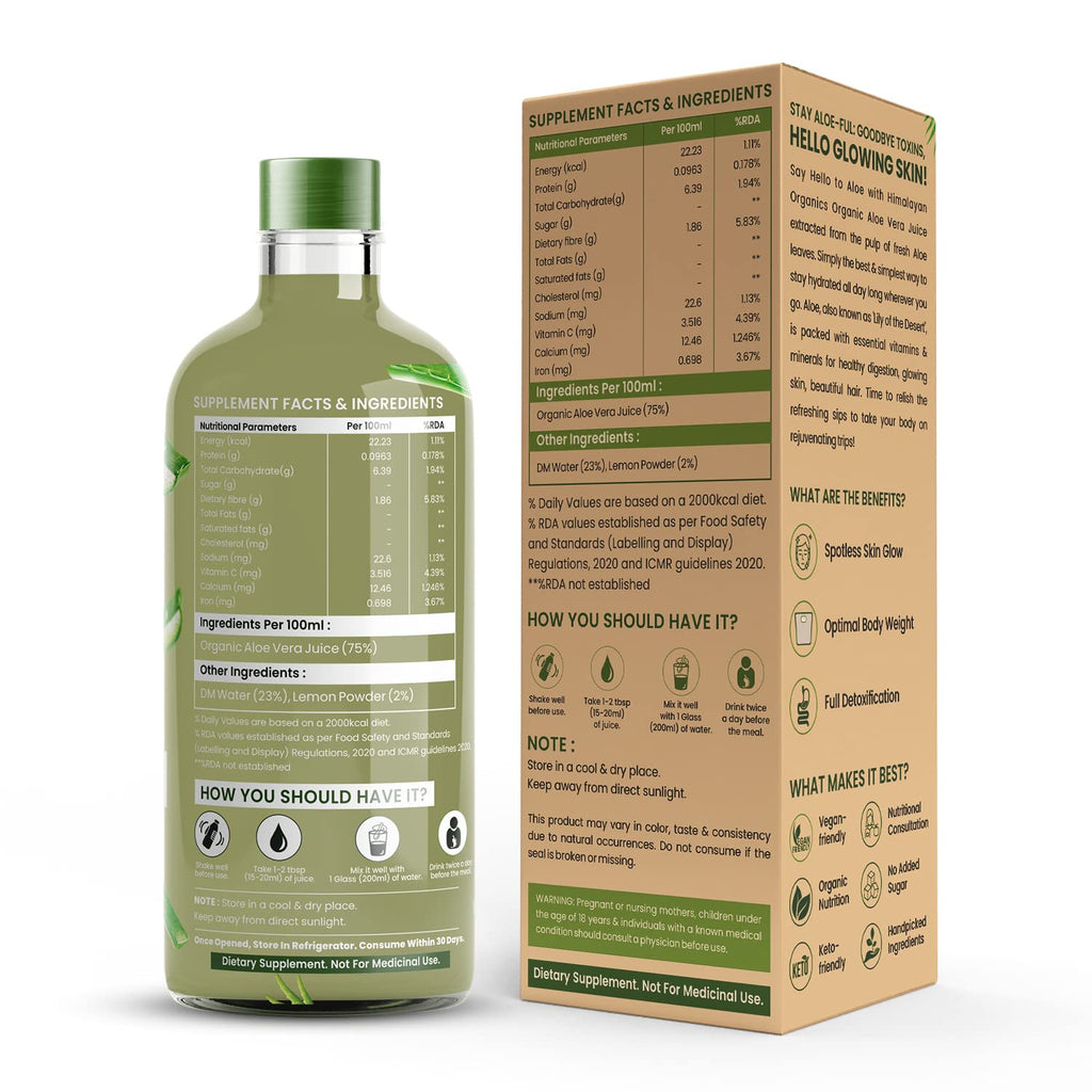 aloe vera juice for digestion support