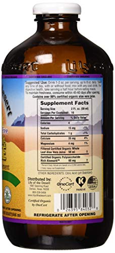 Aloe vera juice for digestive support