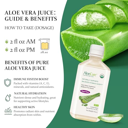 Aloe vera juice for gut health