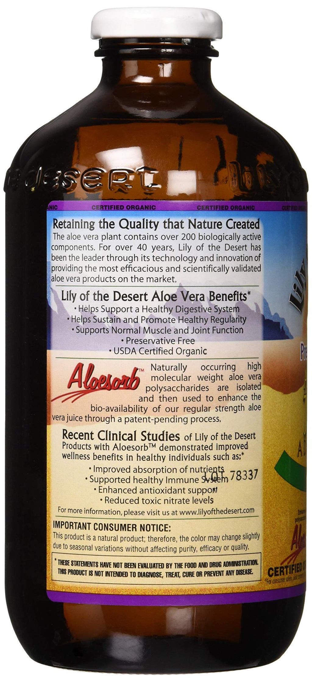 Aloe vera juice pack of three