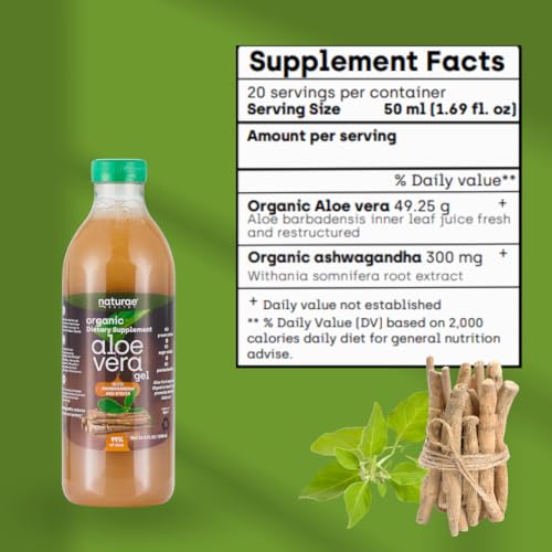 aloe vera juice with ashwagandha