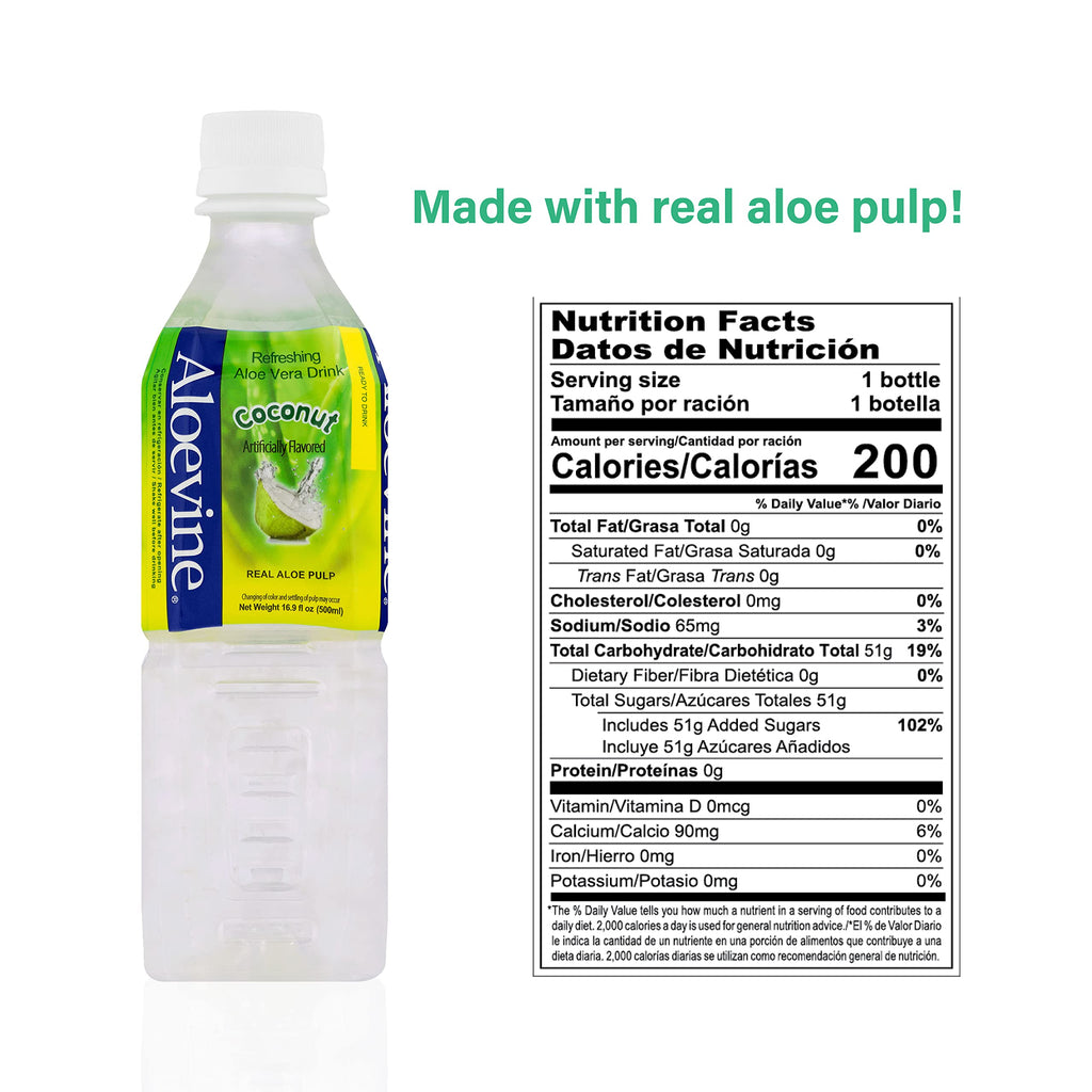 aloe vera juice with real chunks