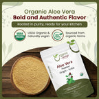 Aloe vera leaf powder for smoothies