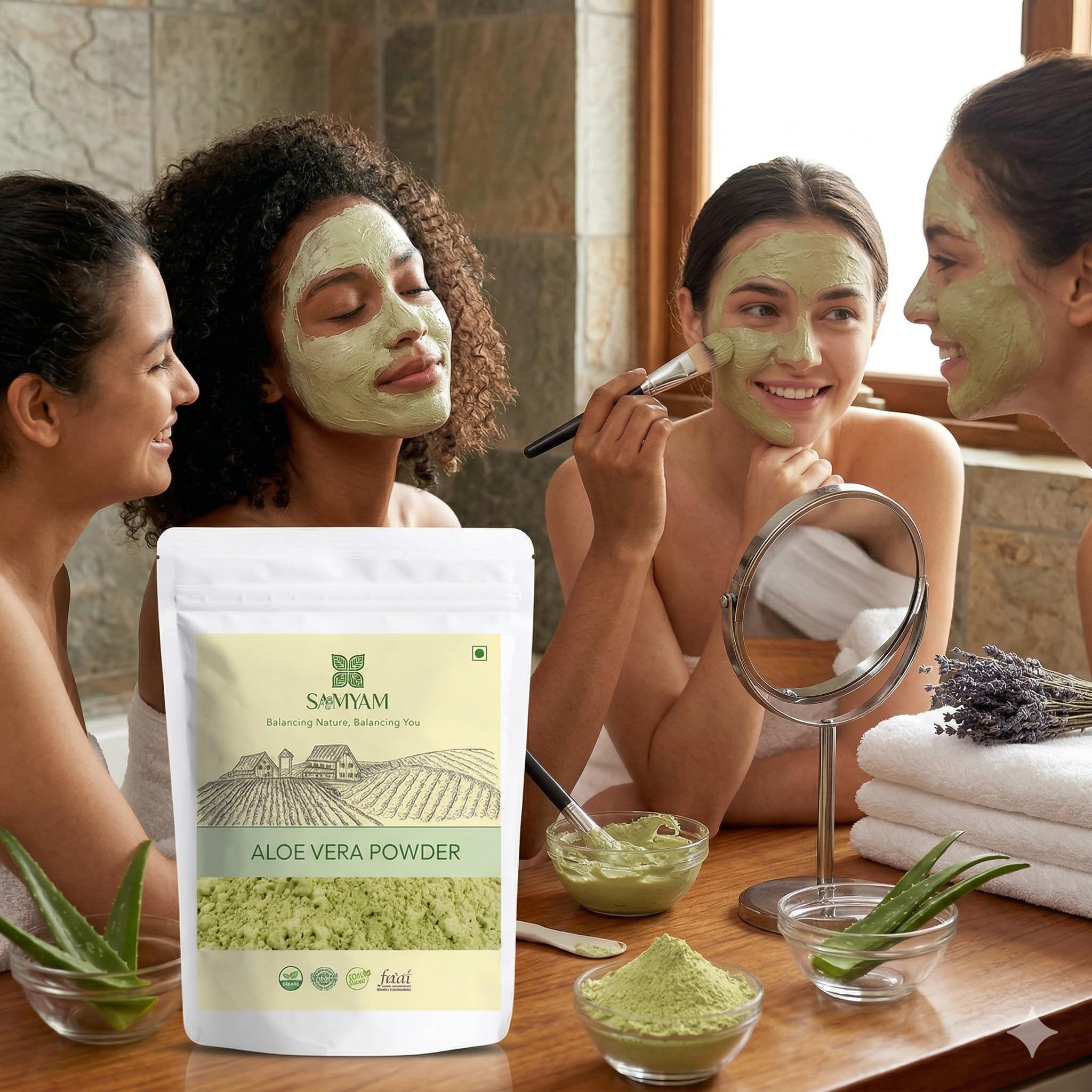 aloe vera powder for burns relief