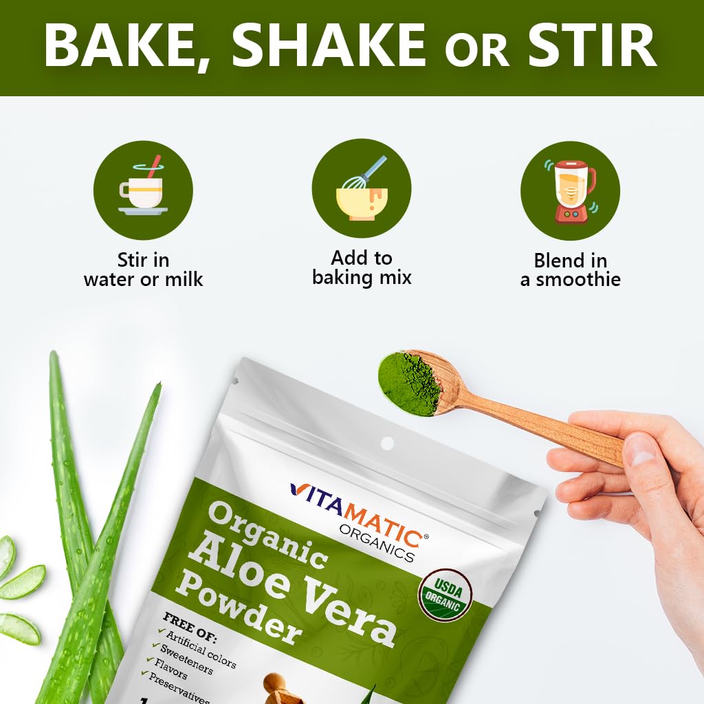 aloe vera powder for detox drinks