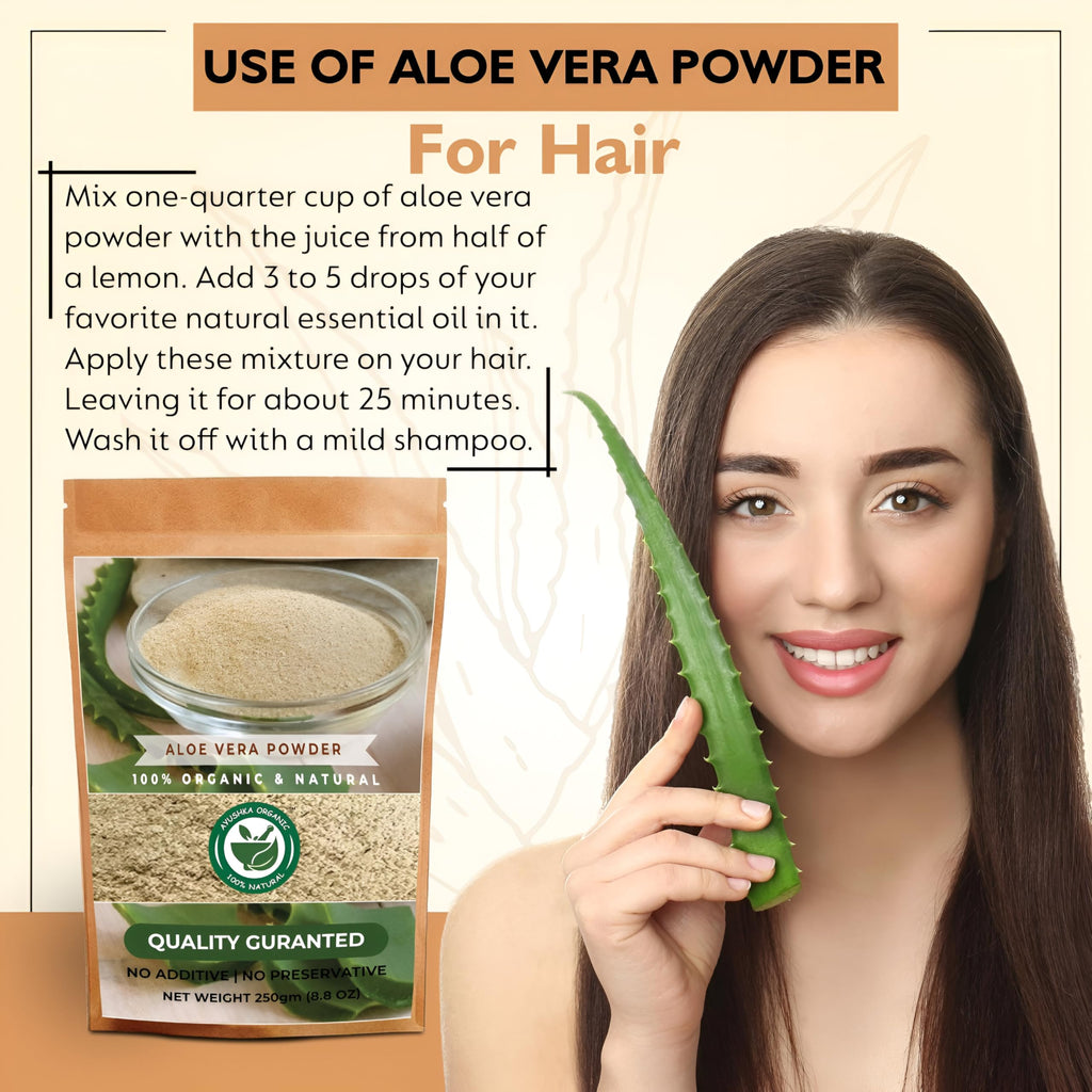 aloe vera powder for DIY skincare products