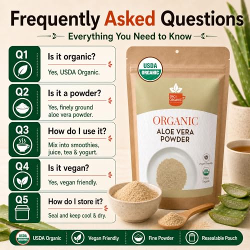 aloe vera powder for hair care
