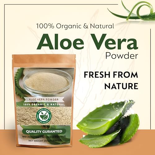 aloe vera powder for healthy skin