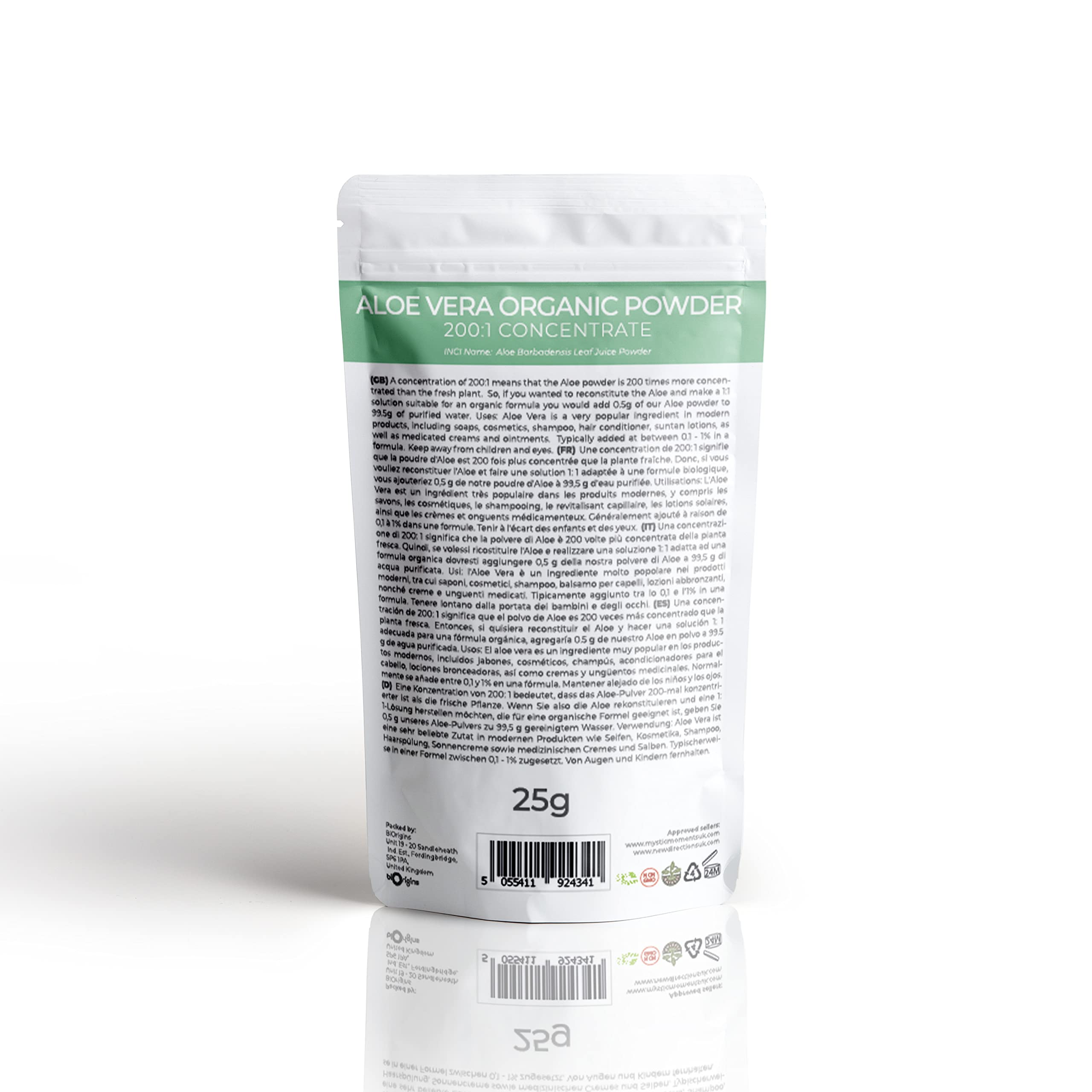 aloe vera powder for skin care