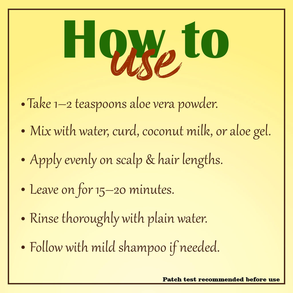 aloe vera powder for smoothies