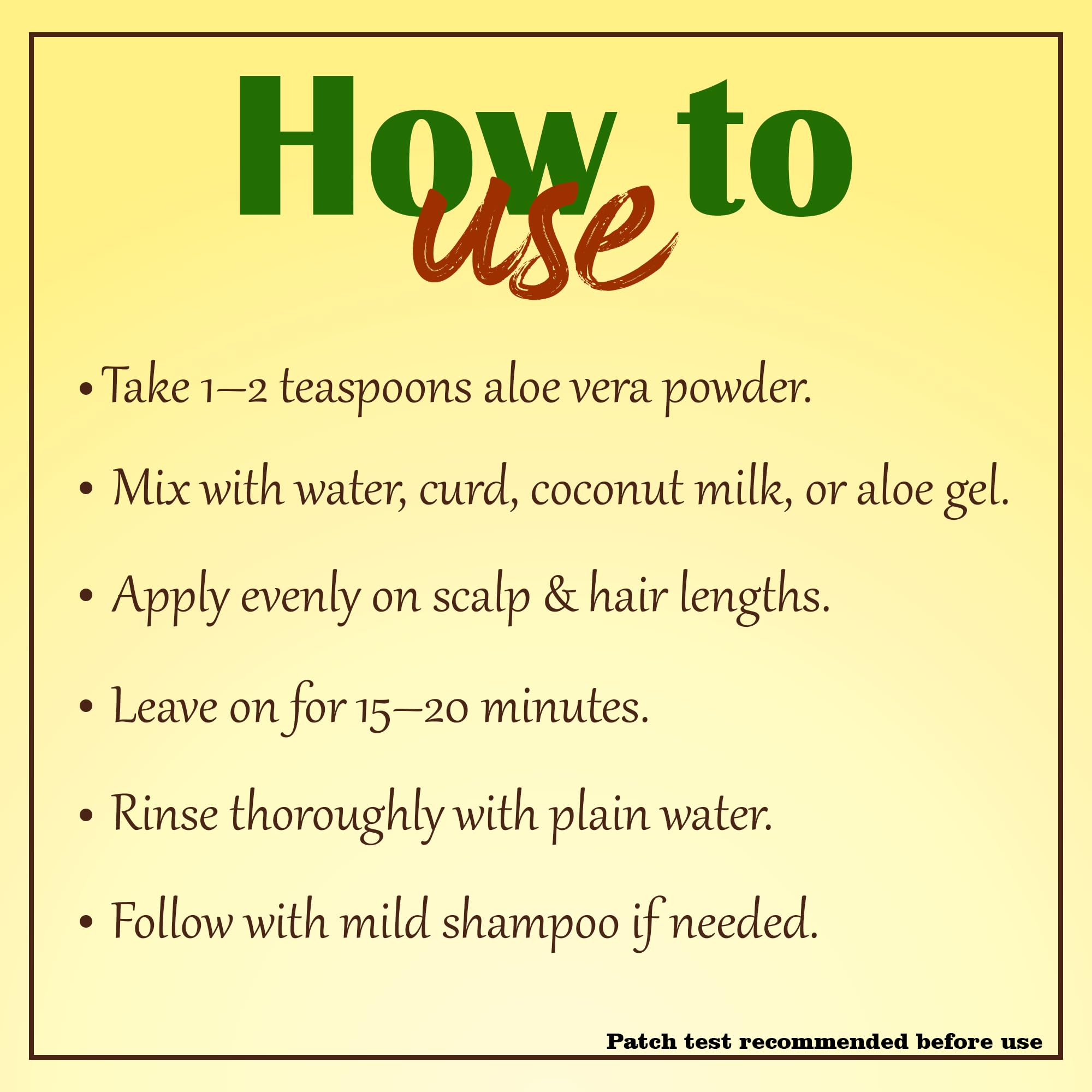 aloe vera powder for smoothies