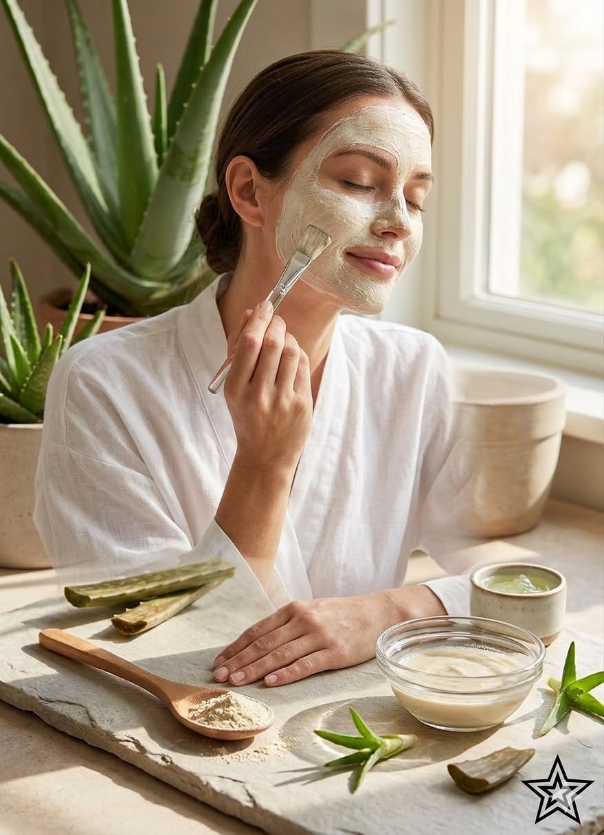 aloe vera powder for sunburn relief