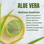 aloe vera powder for wellness and health