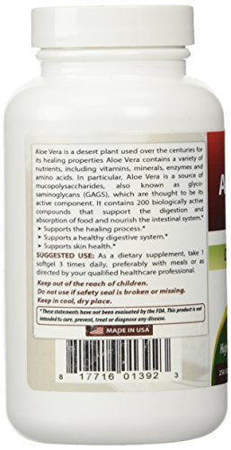 aloe vera softgels for daily use