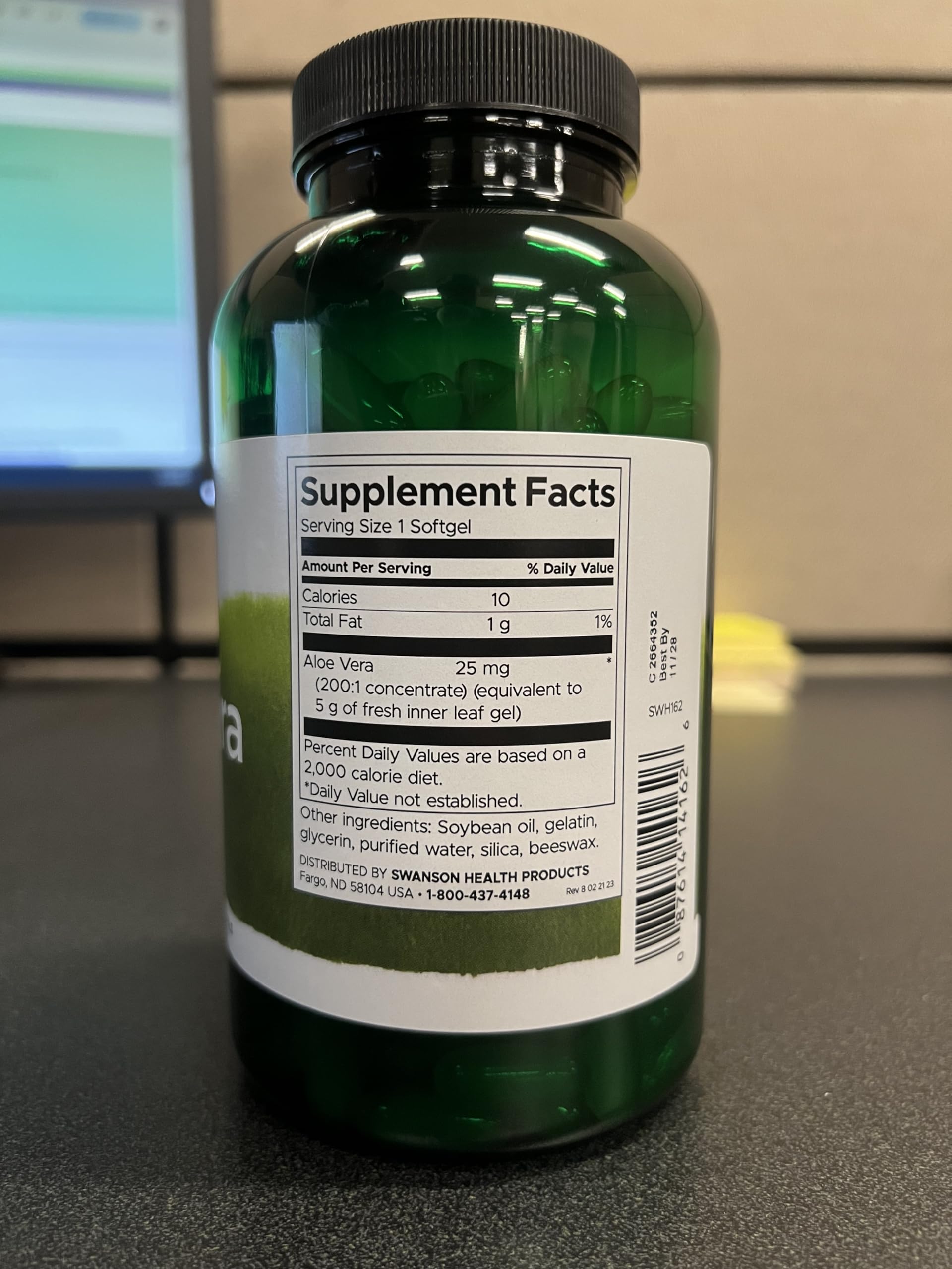 aloe vera softgels for digestive health
