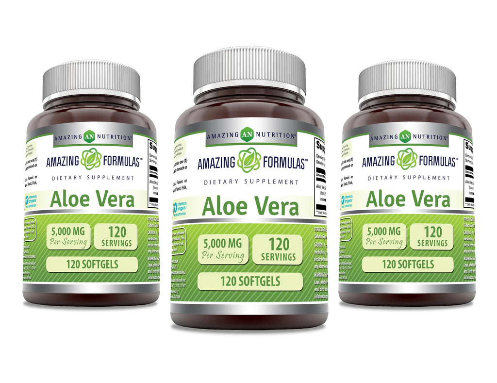 Aloe vera softgels for wellness