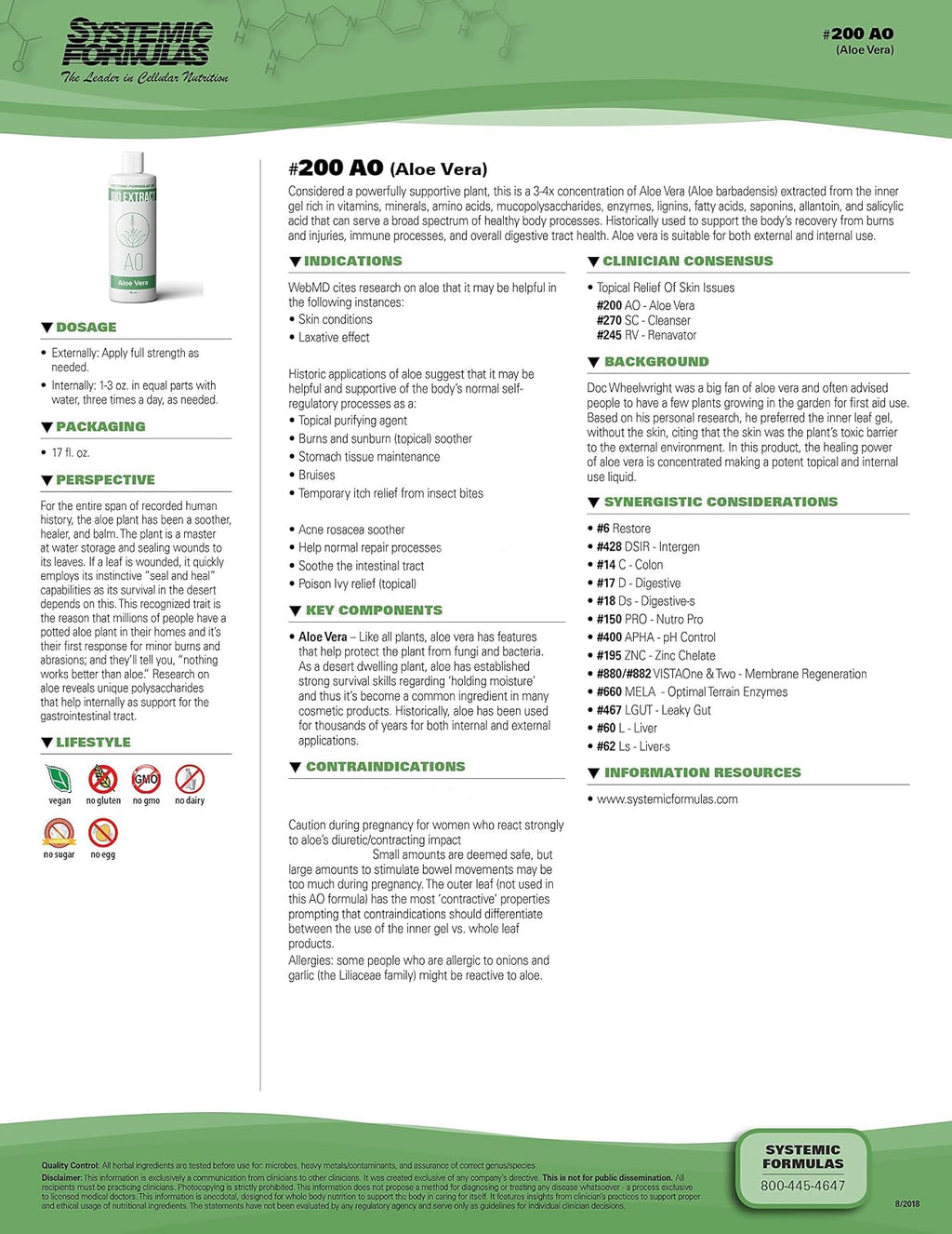 Aloe Vera soothing skin gel