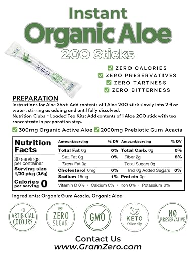 Aloe vera sticks for digestive support