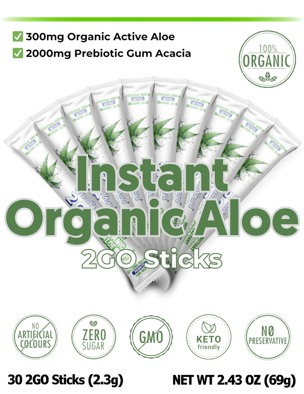 Aloe vera sticks for nutrition clubs