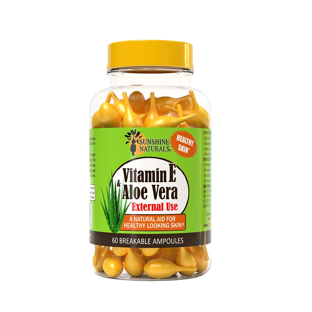 Aloe vera vitamin e skin hydration