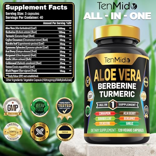 aloe vera with turmeric and berberine