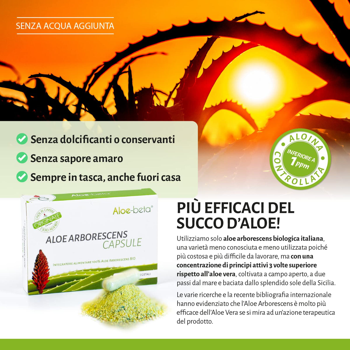 ALOEBETA Aloe Arborescens energy booster