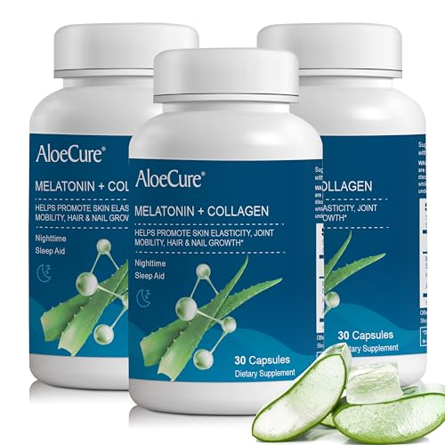 AloeCure melatonin collagen capsules