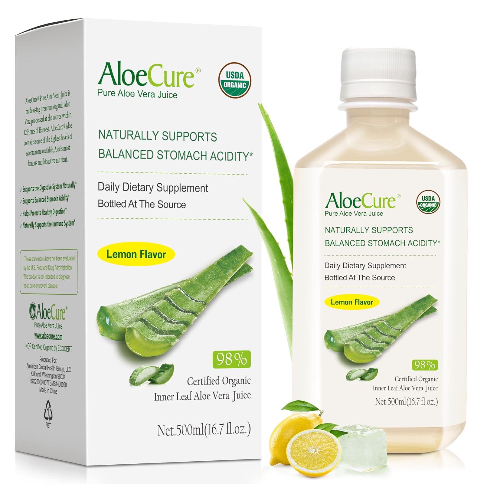 AloeCure organic aloe vera juice