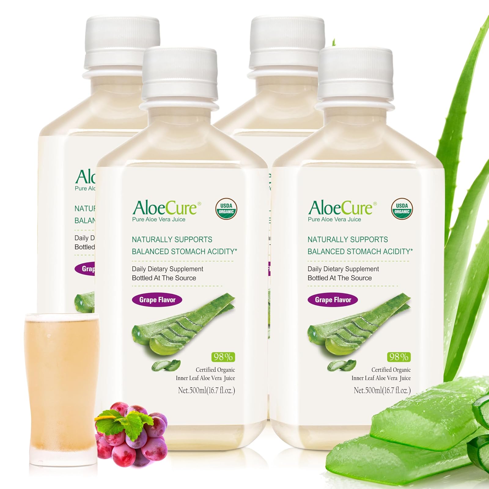 AloeCure organic aloe vera juice