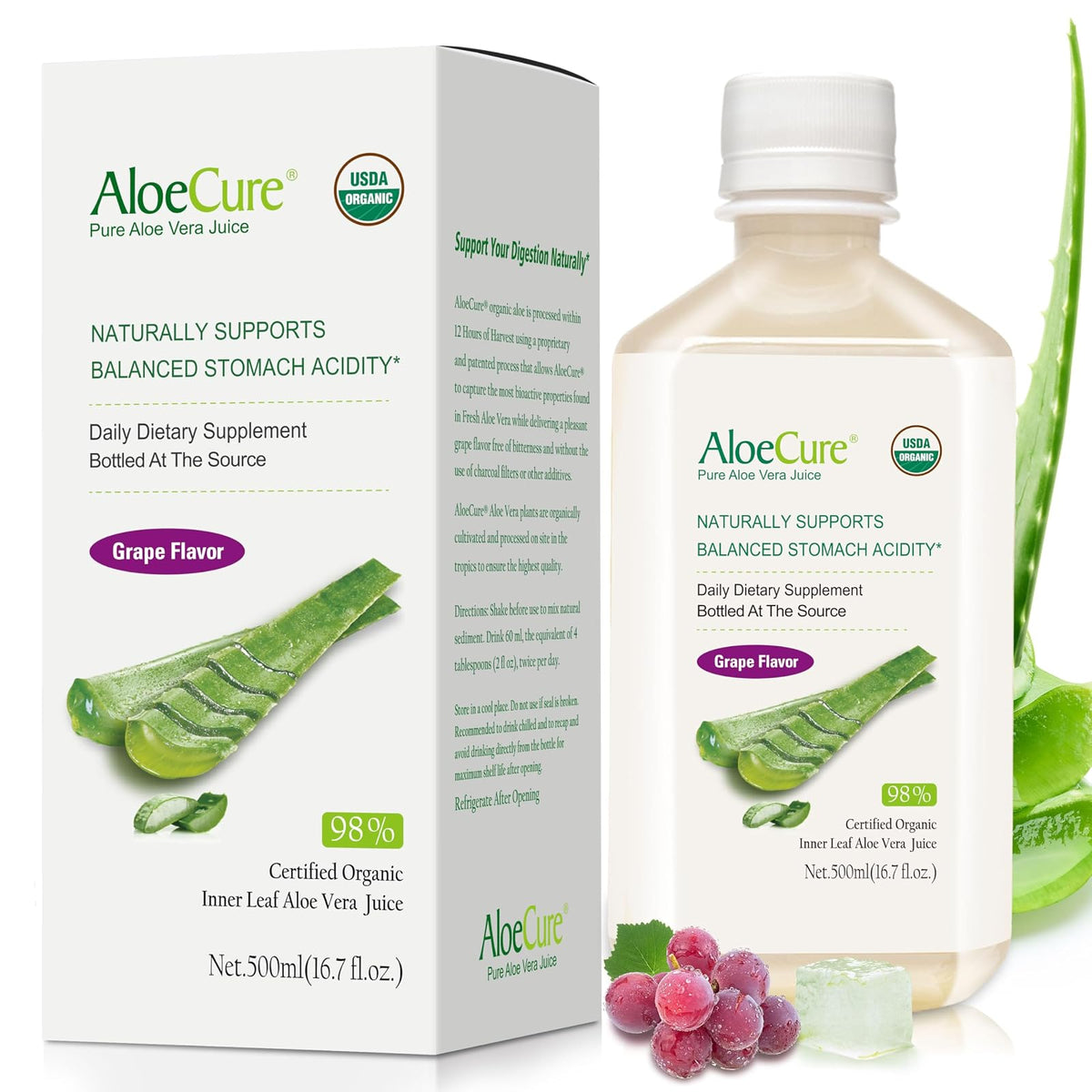 AloeCure organic aloe vera juice