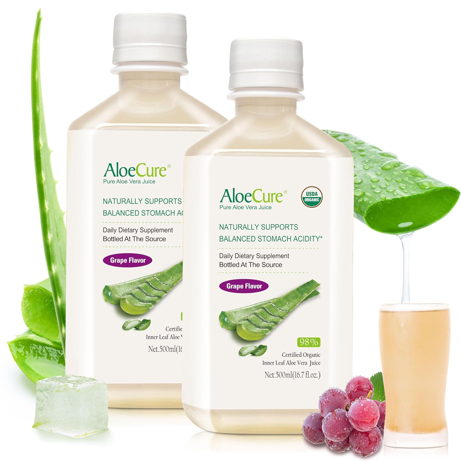 AloeCure organic aloe vera juice