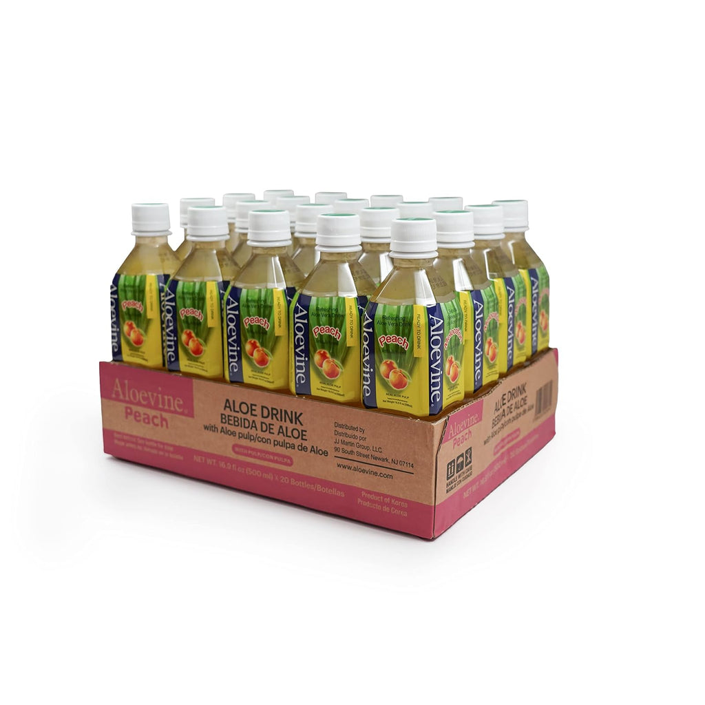 Aloevine Aloe Vera drink peach flavour