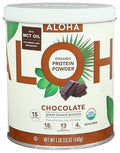 ALOHA chocolate plant based protein powder