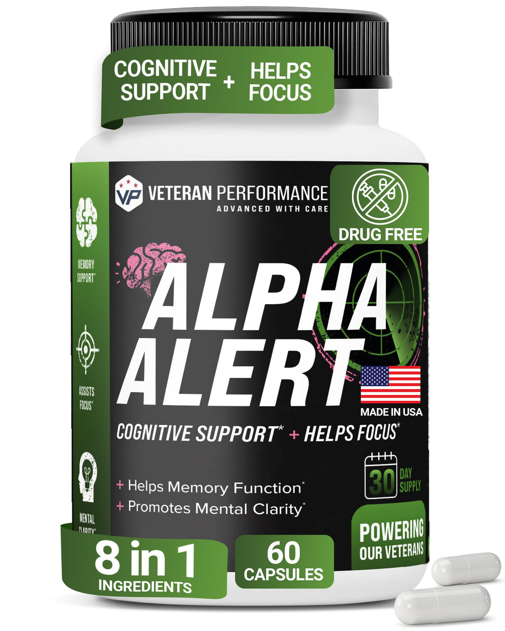 Alpha Alert brain supplements for focus