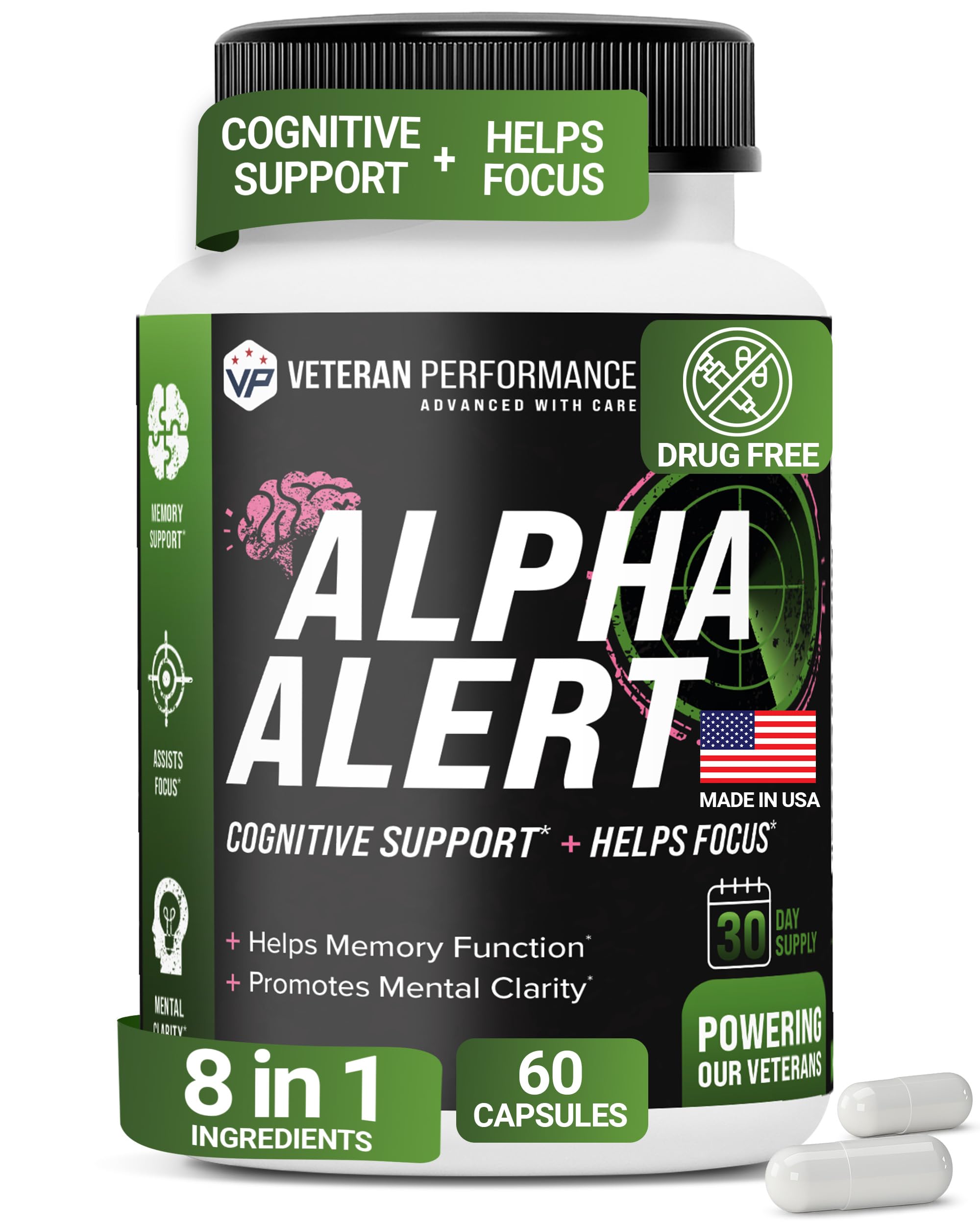 Alpha Alert brain supplements for focus