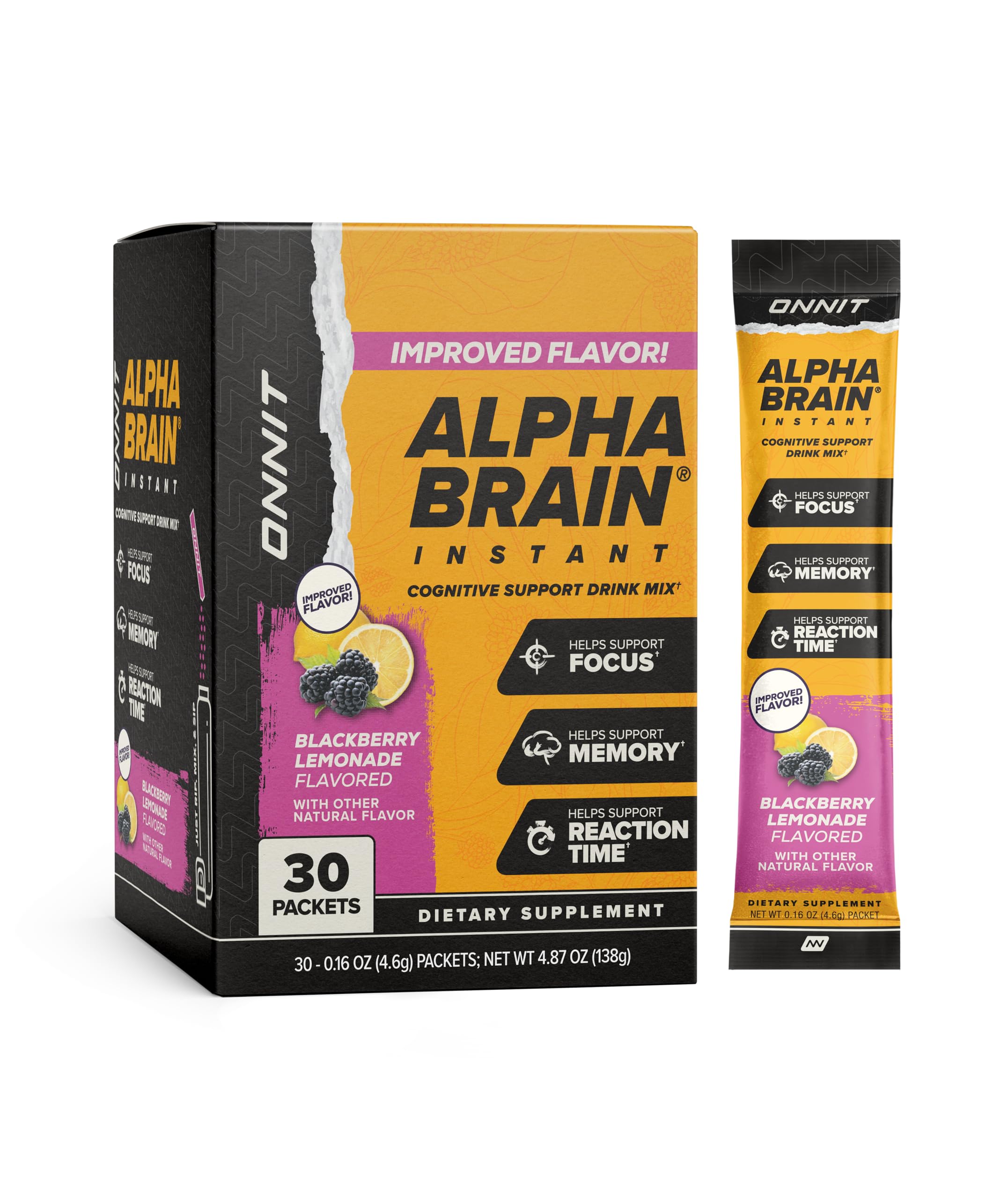 Alpha Brain instant drink mix