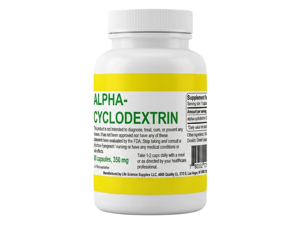 Alpha Cyclodextrin blended vitamin capsules