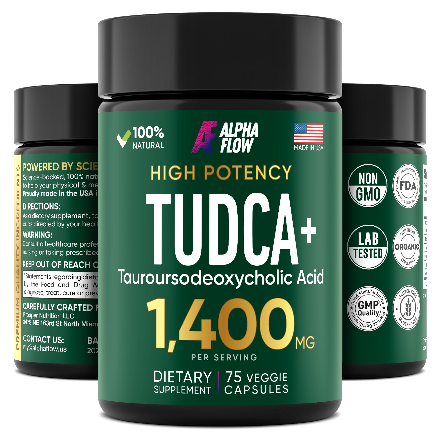 Alpha Flow TUDCA liver support supplement