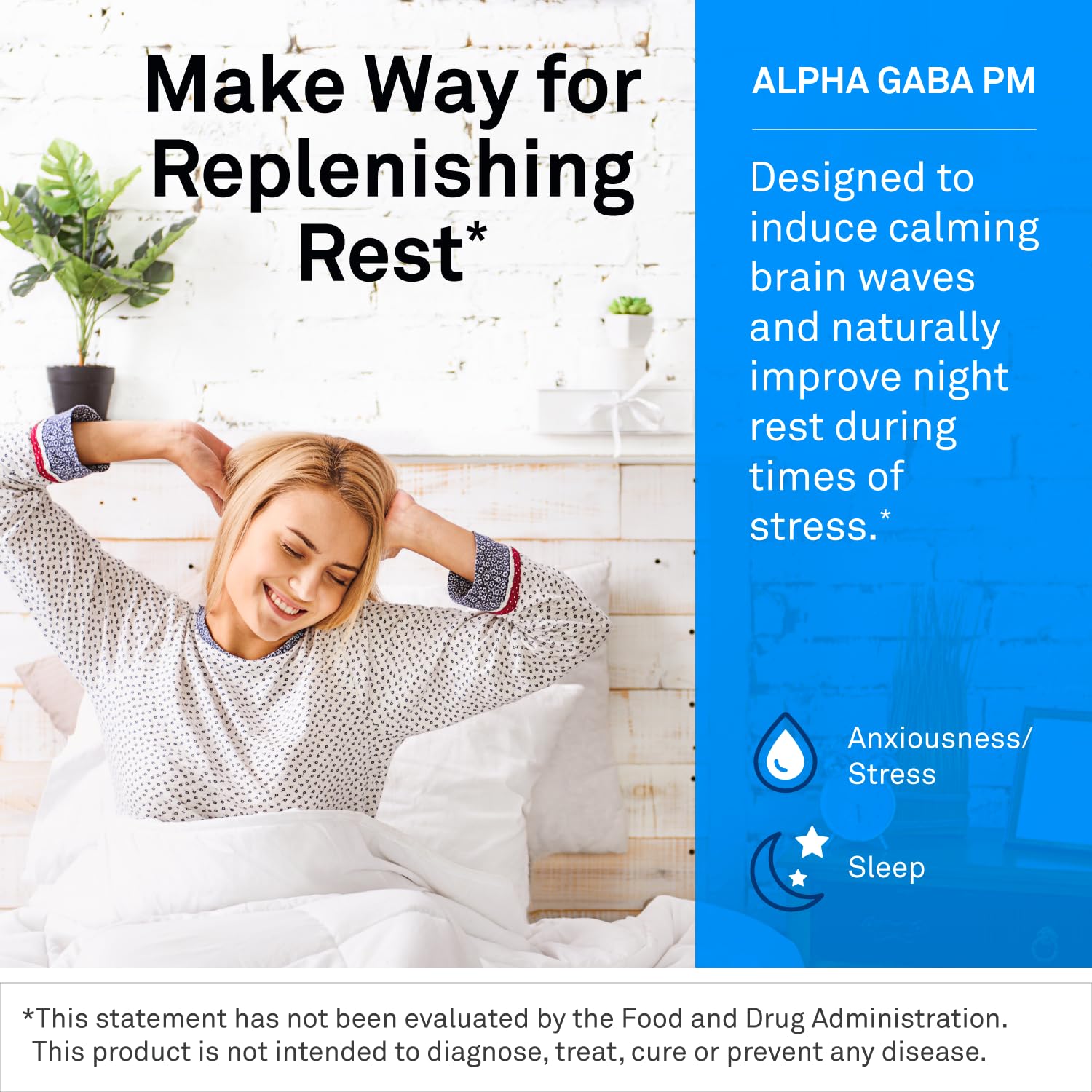 Alpha GABA PM 500 mg supplement