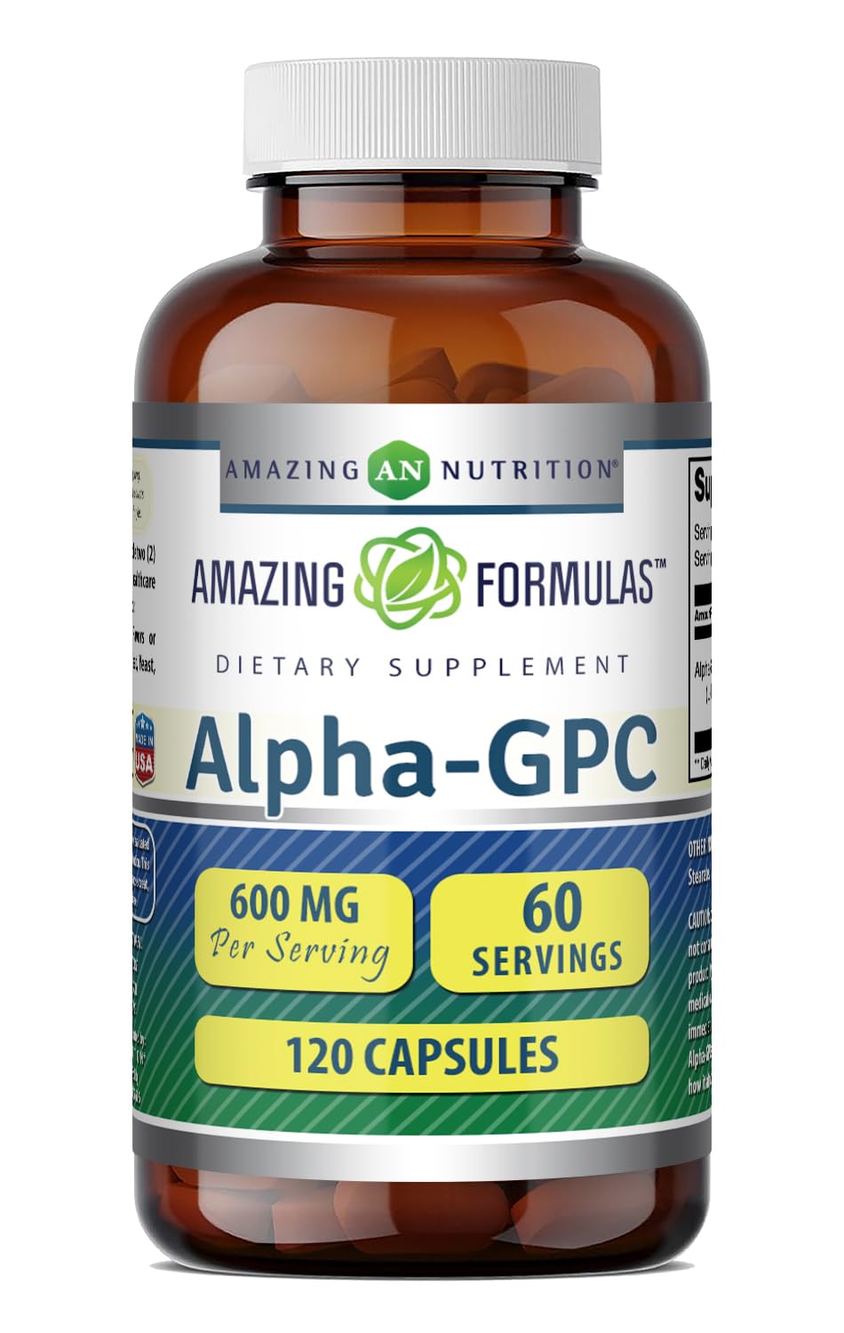 Alpha GPC 600 mg cognitive support