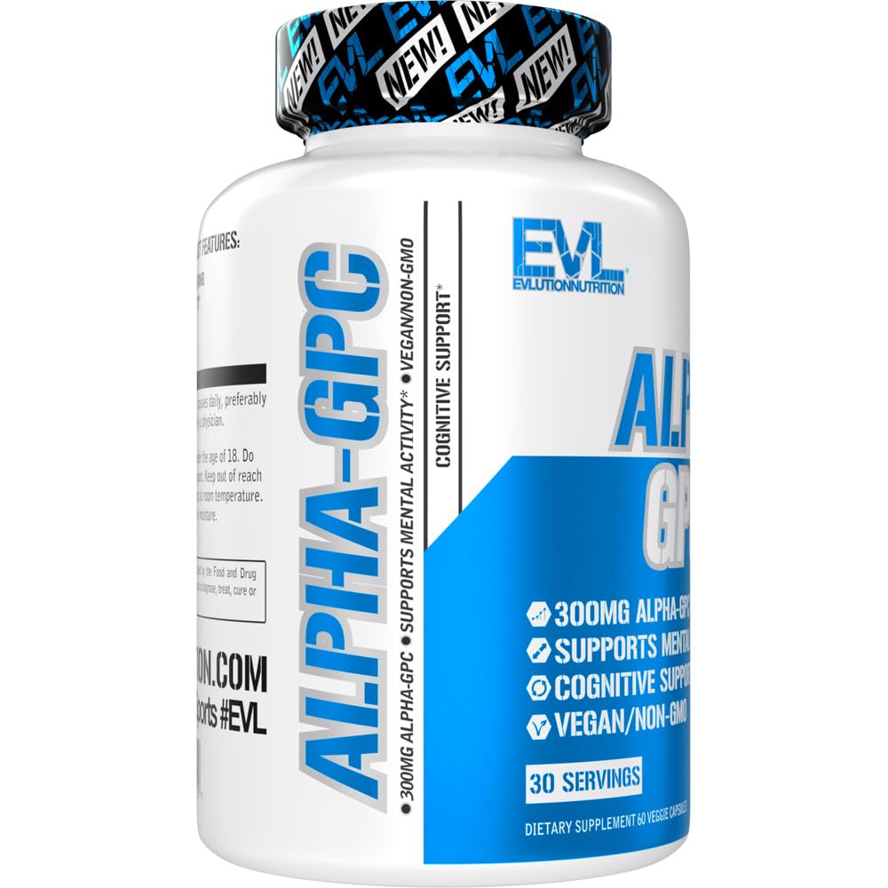 Alpha GPC 600 mg for improved focus