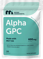 Alpha GPC 600 mg softgels for brain health